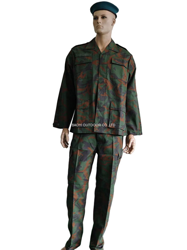 BDU Military Uniform Woodland Combat Uniform Multi Pocket System ...